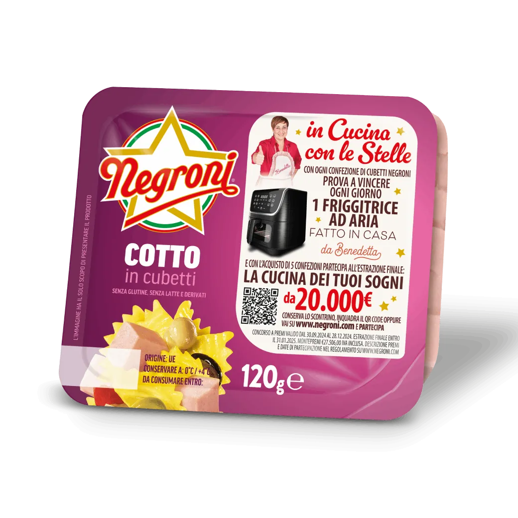 Crocchette di pane e cubetti di cotto | Negroni